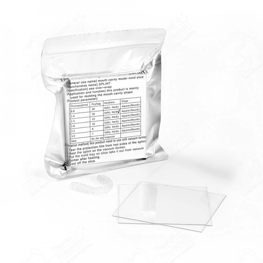 LAMINA ACETATO RIGIDA 1.5 MM X15 UNIDADES - Dentosmed