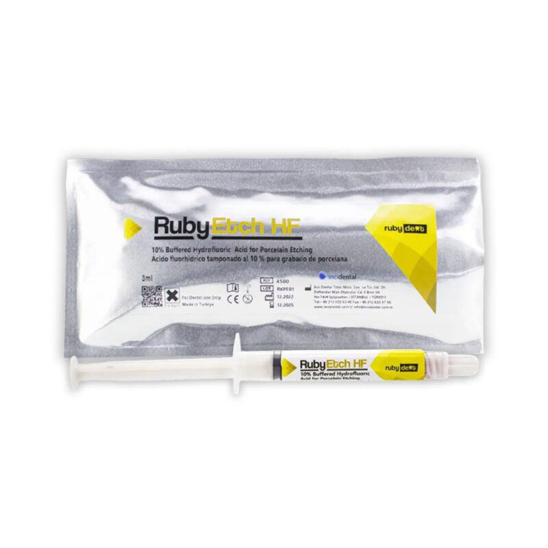 ACIDO FLUORHIDRICO RUBYETCH HF 10% INCIDENTAL - Dentosmed