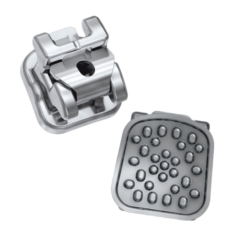 KIT BRACKETS AUTOLIGADO ROTH + ARCOS + TUBOS U-CLIP ORTHOMETRIC - Dentosmed