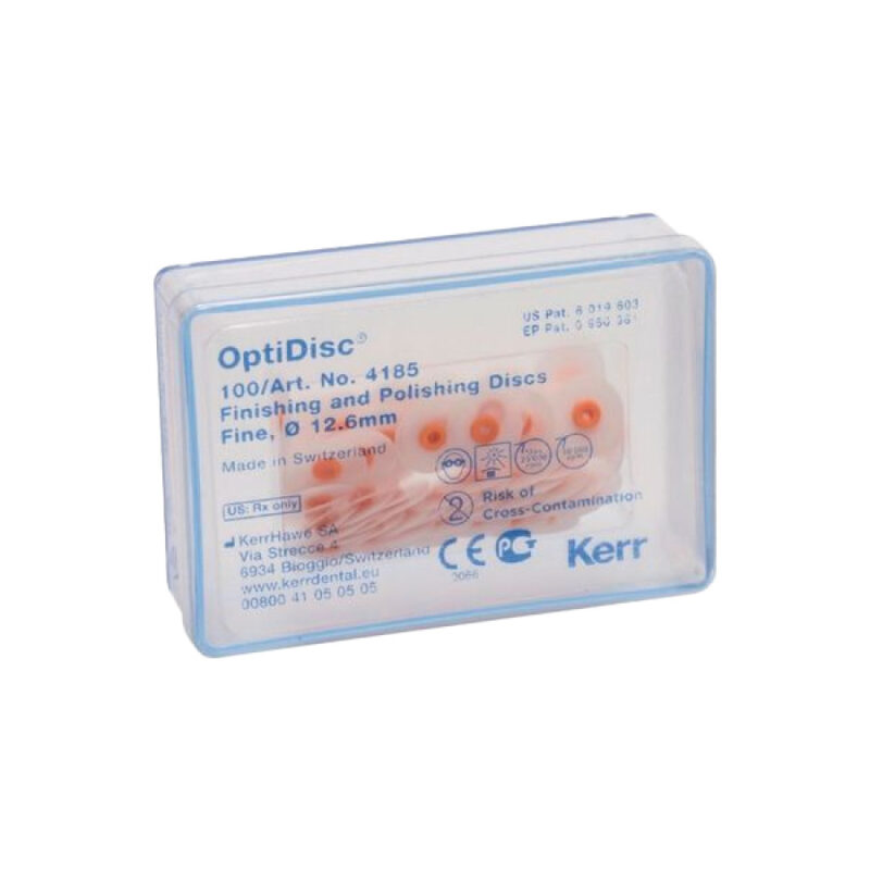 OPTIDISC DISCOS PULIDO 12.6 MM GRANO FINO KERR - Dentosmed