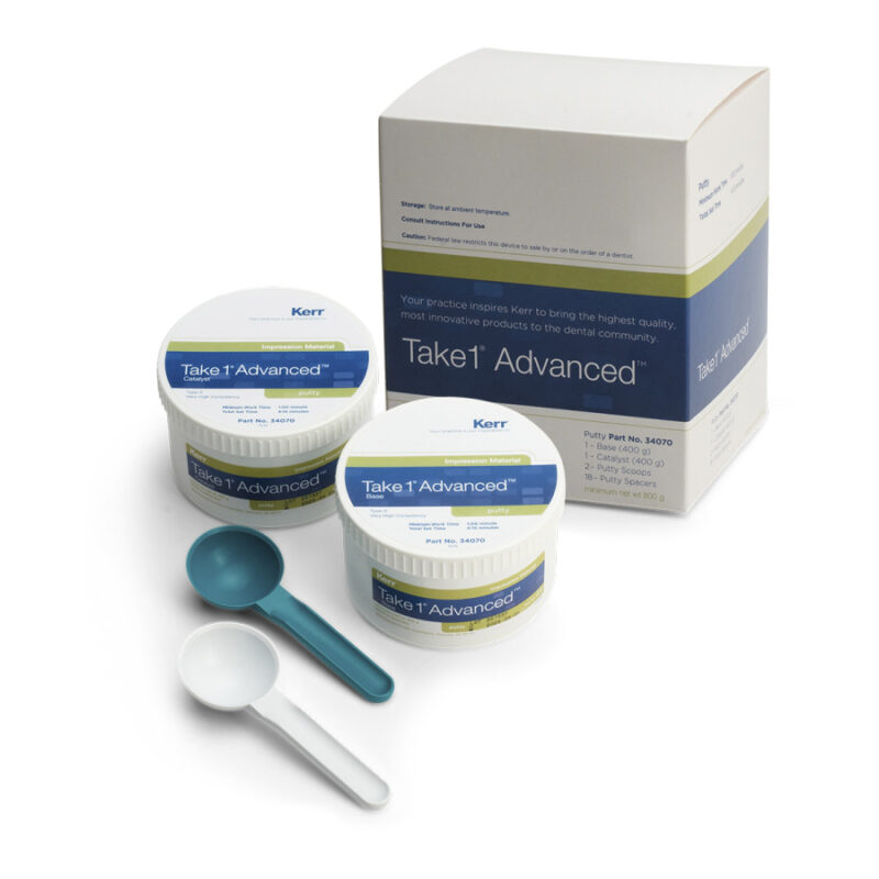 SILICONA POR ADICION PESADA TAKE 1 ADVANCED PUTTY KERR - Dentosmed