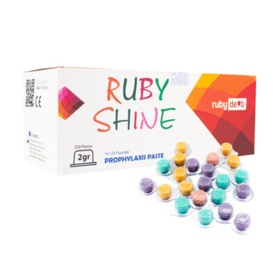 PASTA PROFILACTICA 200 MONODOSIS RUBY SHINE INCIDENTAL - Dentosmed