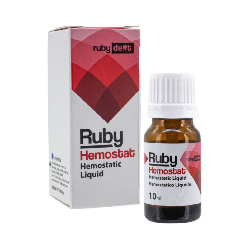 SOLUCION HEMOSTATICA 25% 10 ML RUBY HEMOSTAT INCIDENTAL - Dentosmed