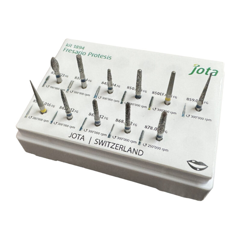 KIT FRESAS PARA PROTESIS 1894 JOTA - Dentosmed