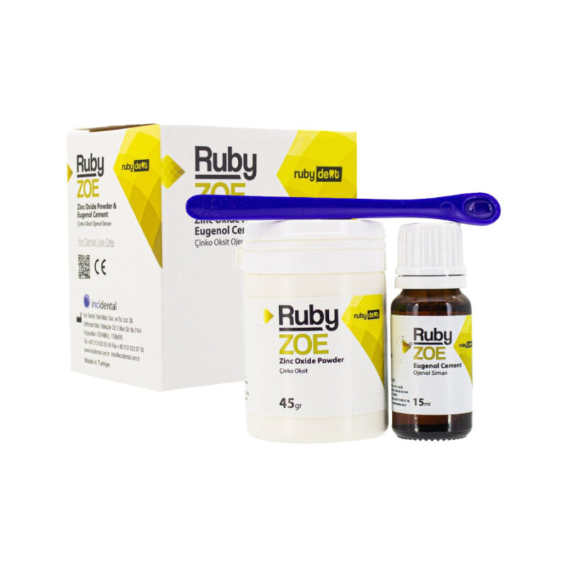CEMENTO OXIDO DE ZINC CON EUGENOL RUBYZOE INCIDENTAL - Dentosmed