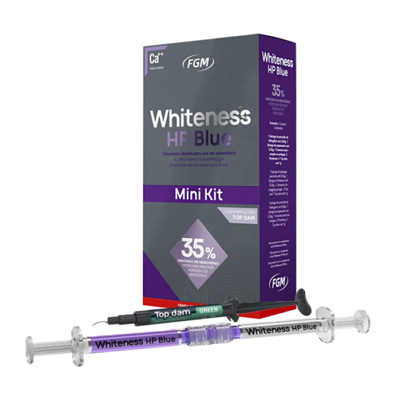BLANQUEAMIENTO WHITENESS HP BLUE MINI KIT FGM - Dentosmed
