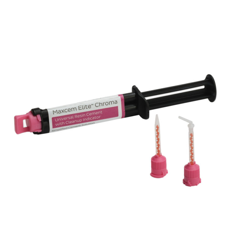 CEMENTO DUAL MAXCEM ELITE CHROMA KERR 1 JERINGA 5 GR - Dentosmed