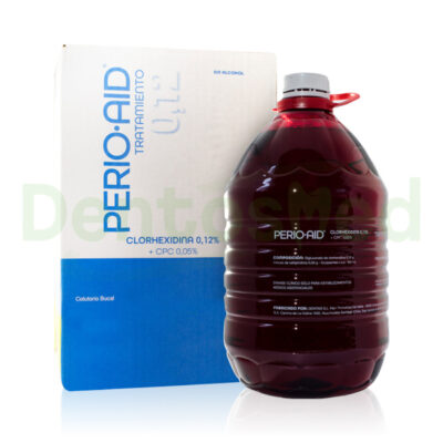 ENJUAGUE BUCAL CLORHEXIDINA 0.12% PERIO AID 5 LITROS - Dentosmed